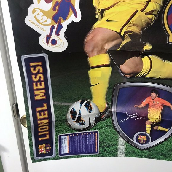 Fathead | Wall Decor | Lionel Messi Fathead Poster 23 Wide X 32 Tall ...